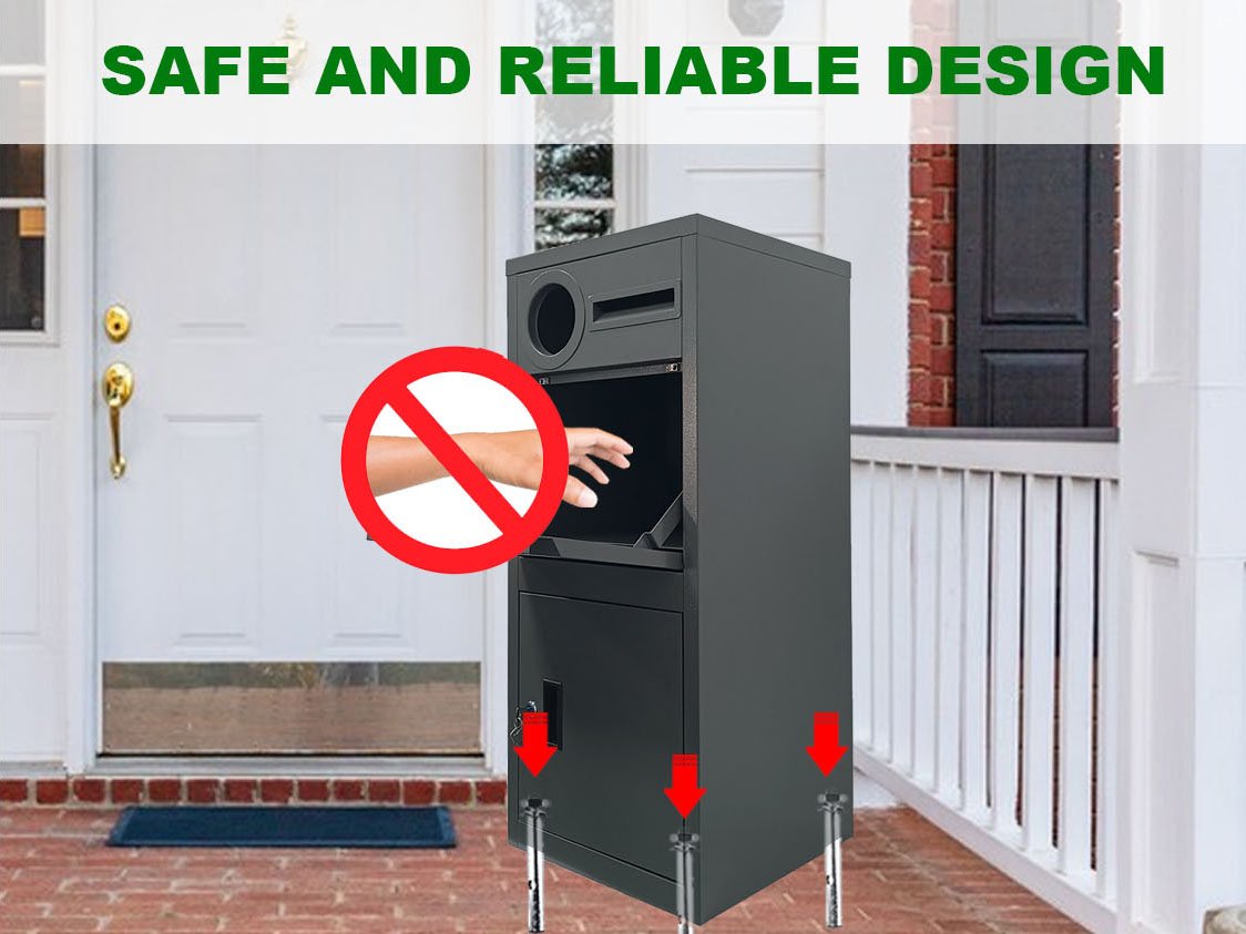 Free Standing Parcel Box - Package Delivery Box